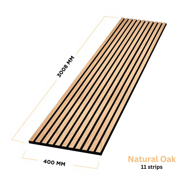 Panneau mural en bois de chêne naturel – Wood Panel Wall EU